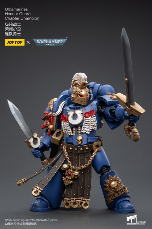Warhammer 40K Ultramarines Honor Guard Chapter Champion 1/18 Scale Fig ...